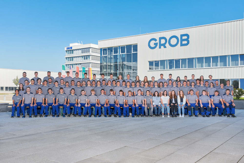 Rekord-Ausbildungsjahrgang bei GROB - GROB-WERKE